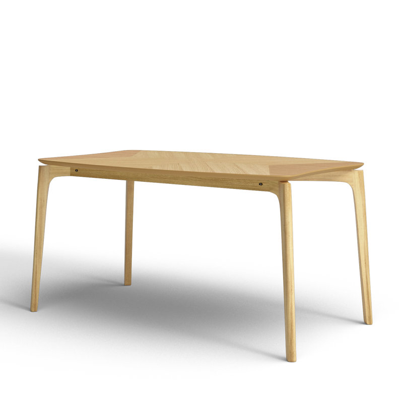 AllModern Jennings Solid Wood Base Dining Table & Reviews | Wayfair