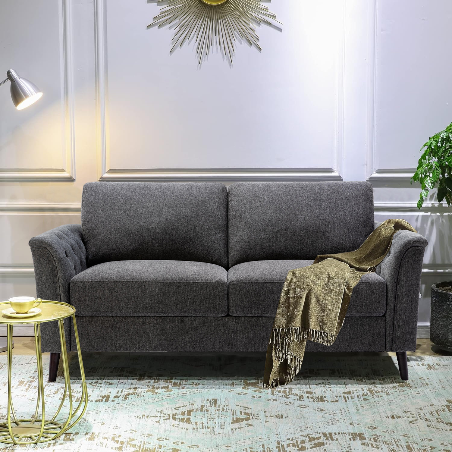 George Oliver Katerena Flared Arm | Wayfair