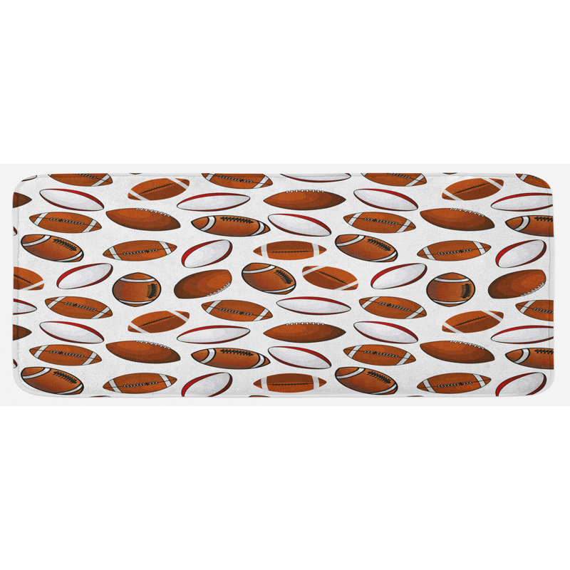 East Urban Home American Football Kitchen Mat | Wayfair