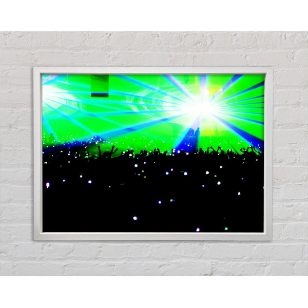 Bright Star Green Rave - Single Picture Frame Print on Canvas | Wayfair ...