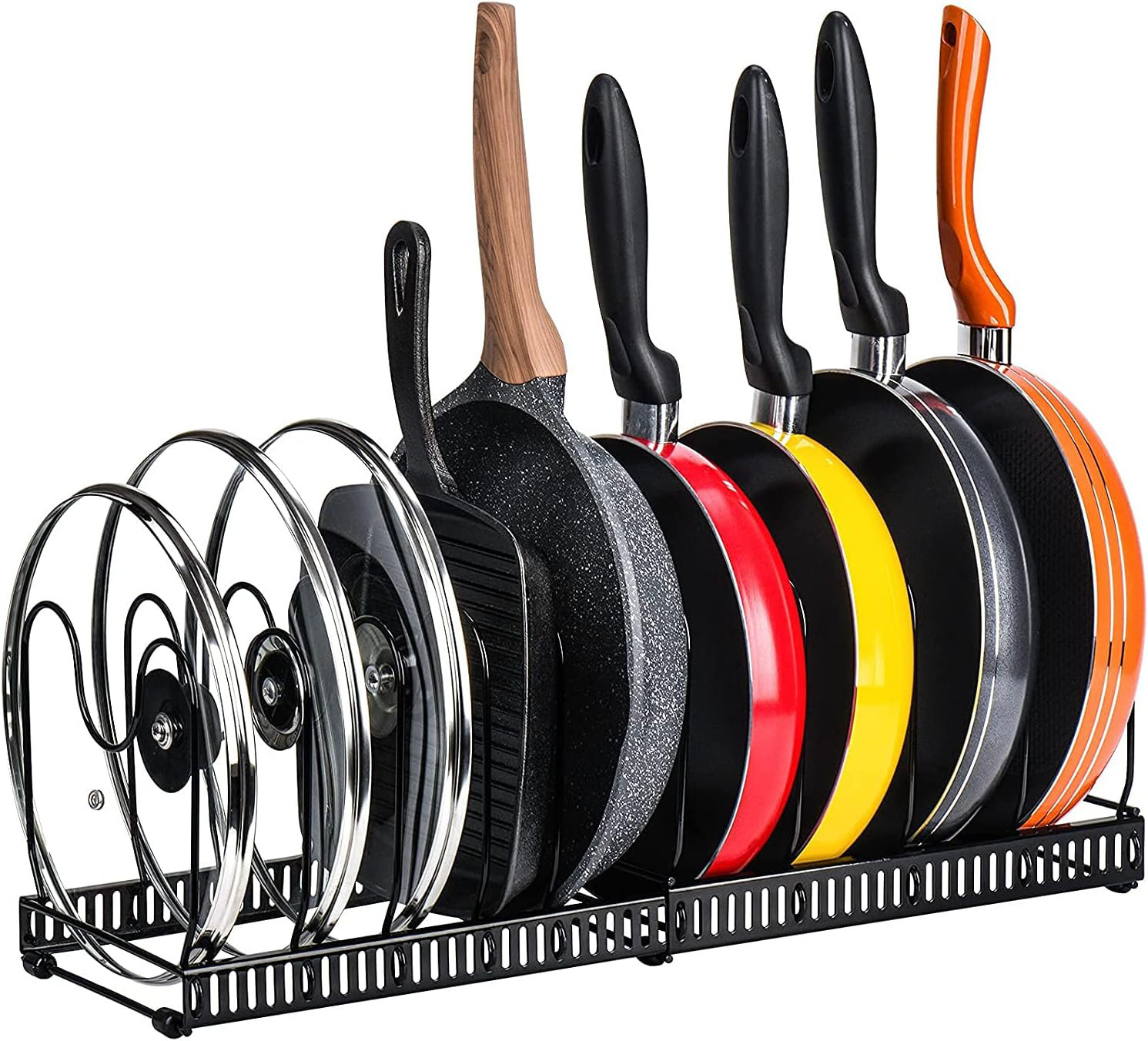 Latitude Run® Pots And Pans Organizer Rack For Cabinet And Countertop ...