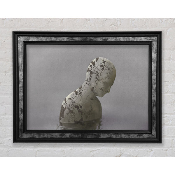 Bright Star Eroded Statue In Water - Single Picture Frame Art Prints ...