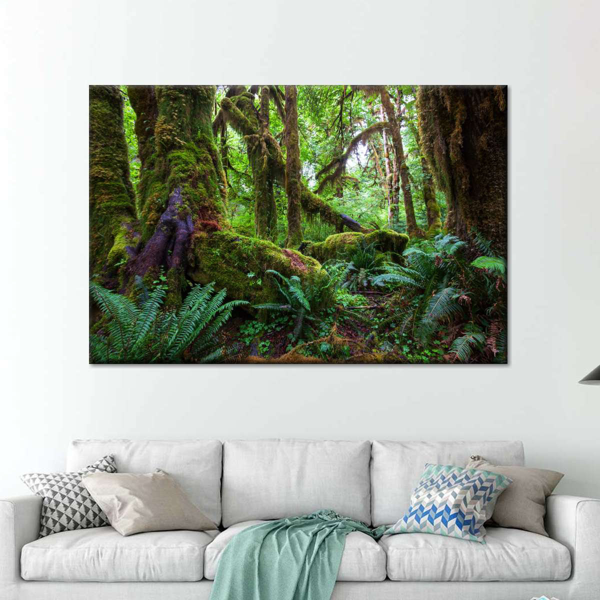 Millwood Pines Mossy Rainforest Canvas Print - Wayfair Canada