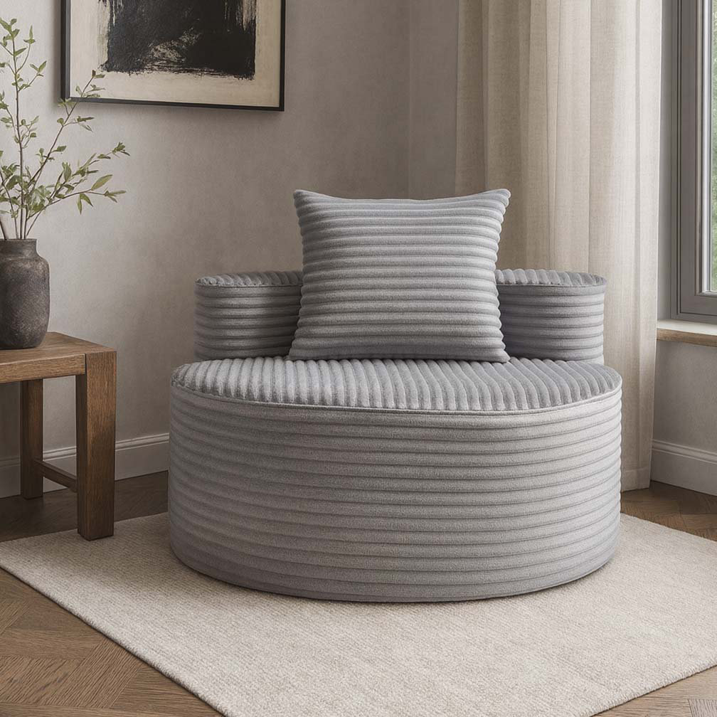 Latitude Run® Corduroy Fabric Compressed Accent Chair - Wayfair Canada