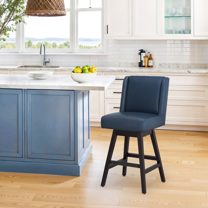 Latitude Run® One Indoor/Outdoor Modern Classical Rotatable Bar Chair ...