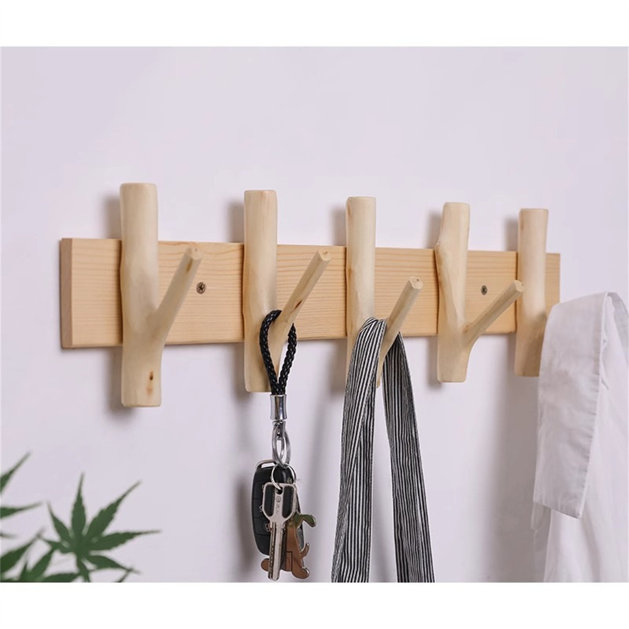 Rebrilliant Branchout Solid Wood Hook Rack | Wayfair
