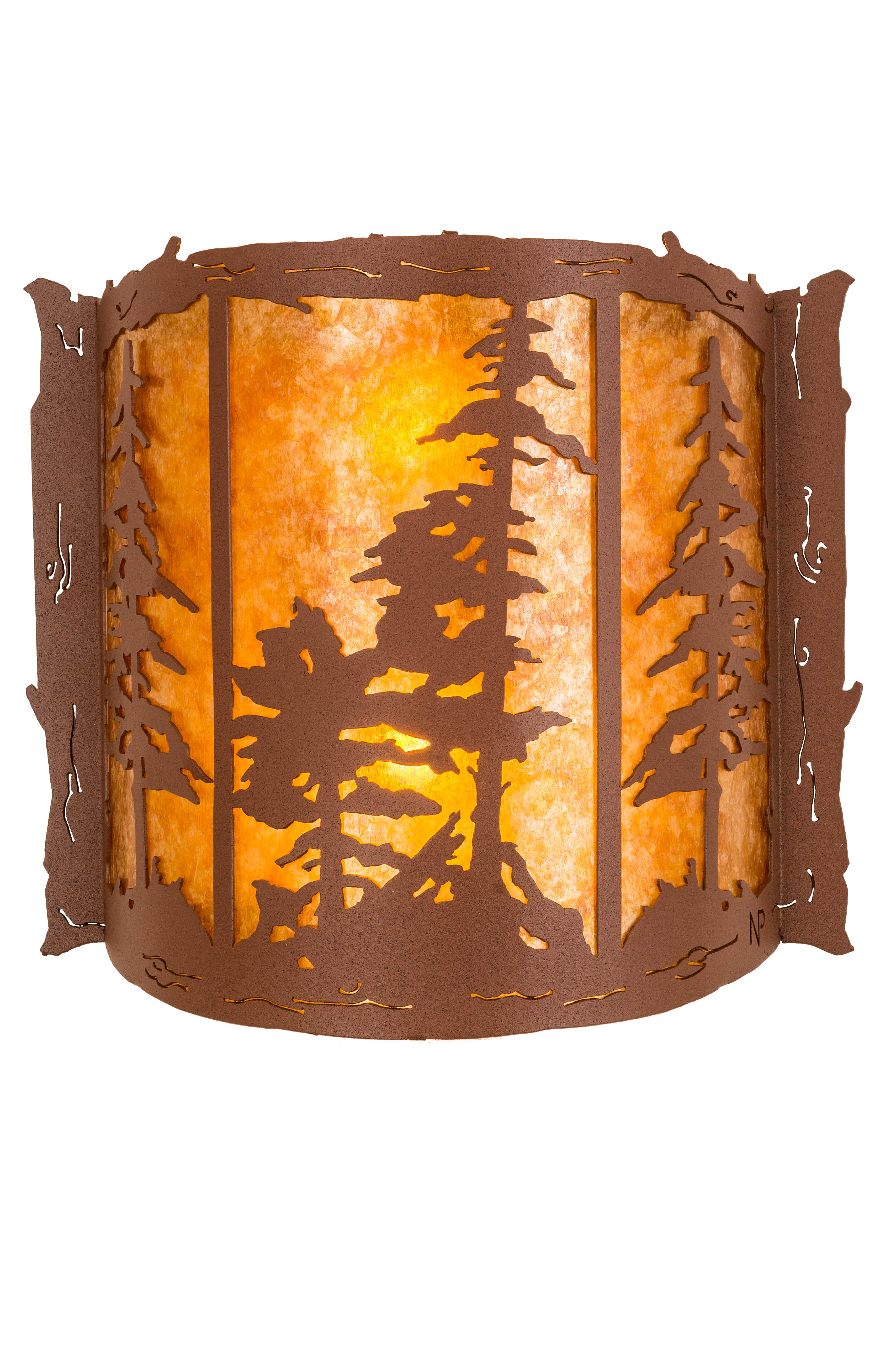 Meyda Lighting 2-Light Tall Pines Flush Mounted Scone - Wayfair Canada
