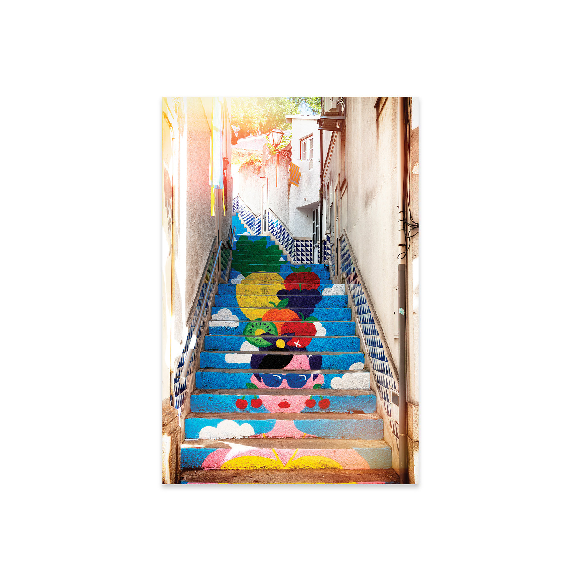 Ebern Designs Tropical Staircase I On Plastic/Acrylic by Philippe ...