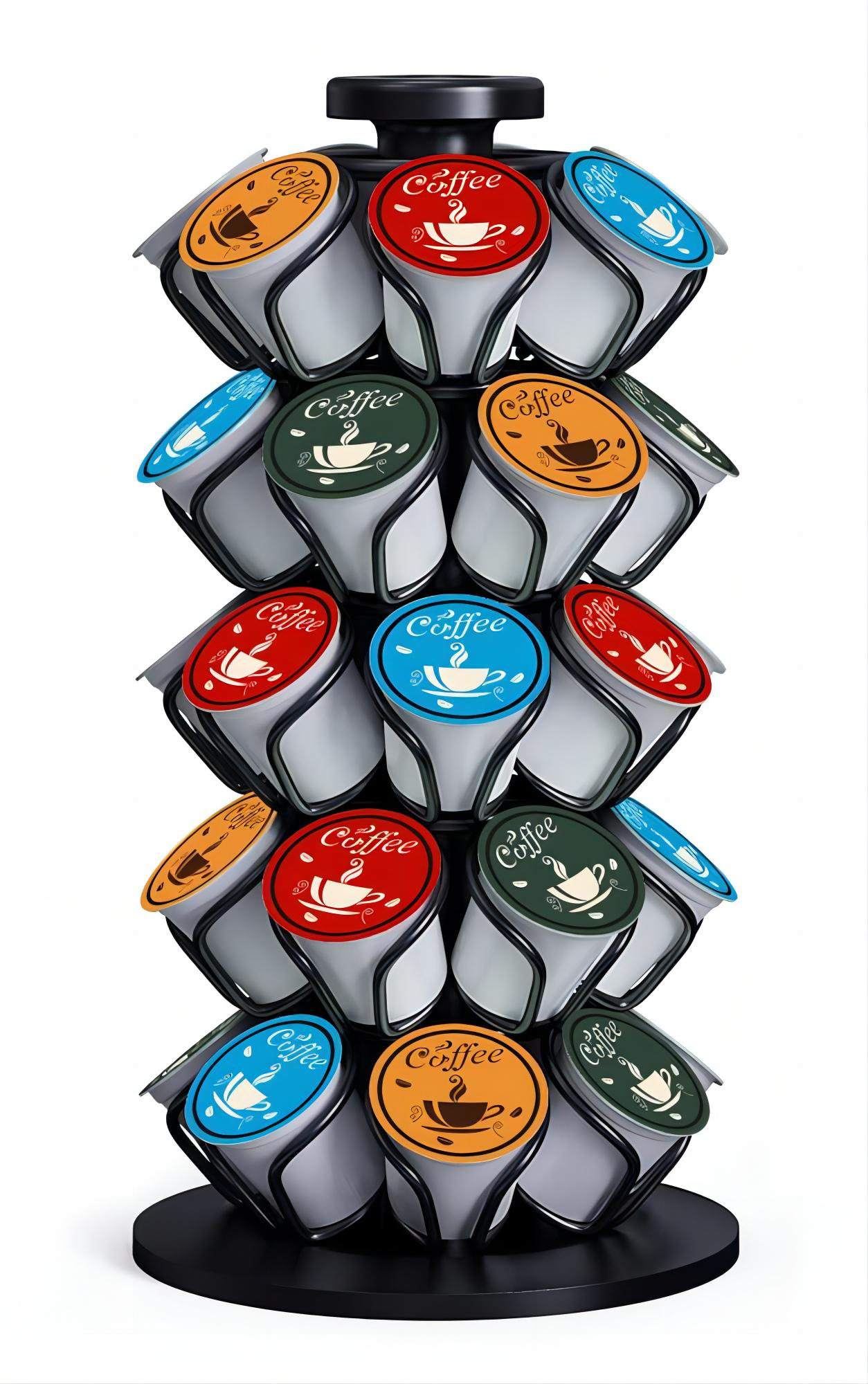 shuoli Coffee Pod Holder Carousel Compatible With 35 K Cup Pods | Wayfair