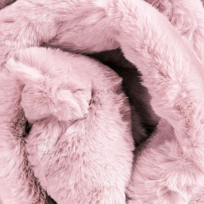 Mercer41 Taishon Faux Fur Solid Color Rug & Reviews | Wayfair