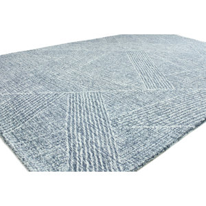 Wade Logan® Aldonna Abstract Hand Tufted Wool Slate Area Rug & Reviews ...
