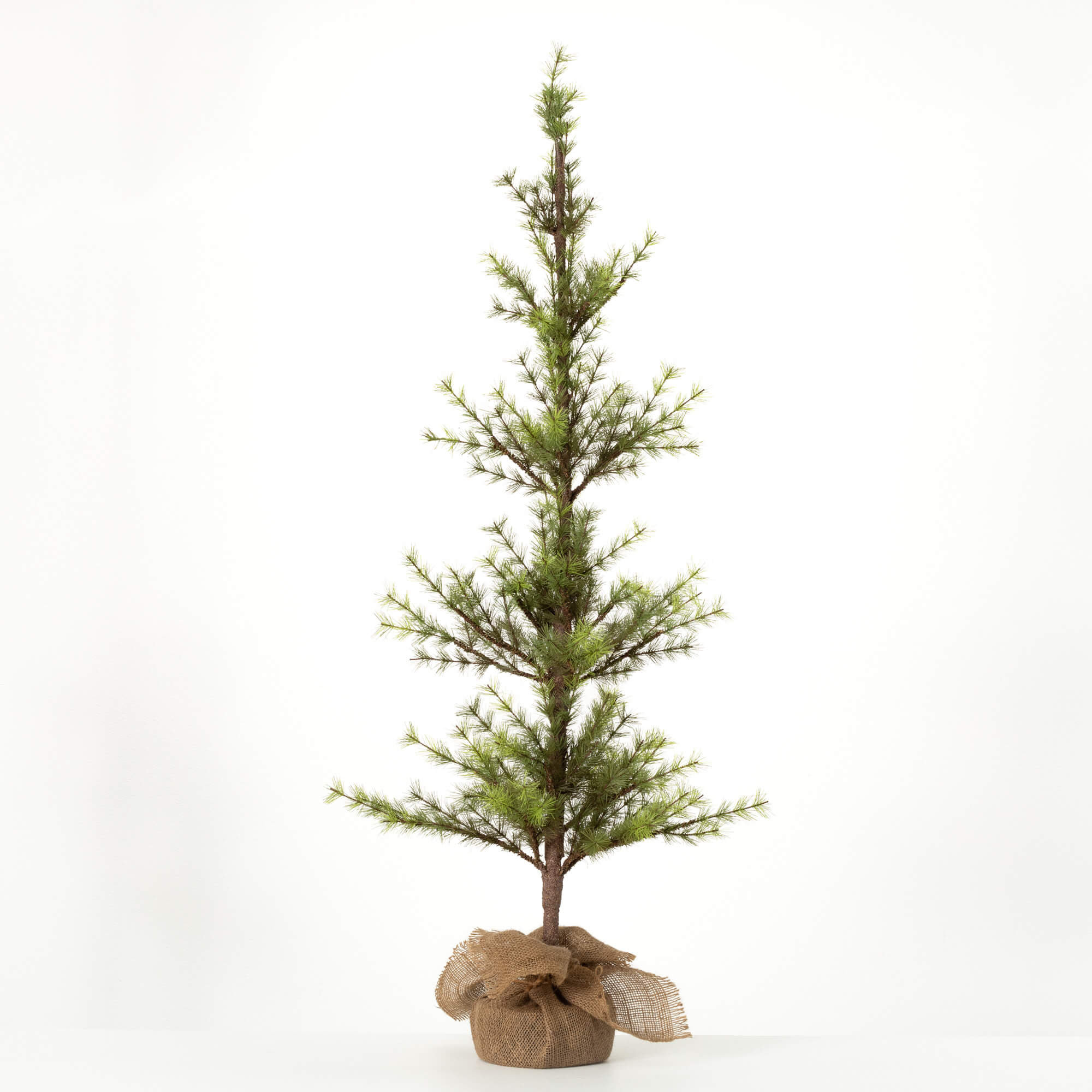 The Twillery Co.® Schary Faux Pine Tree in Rattan Pot | Wayfair