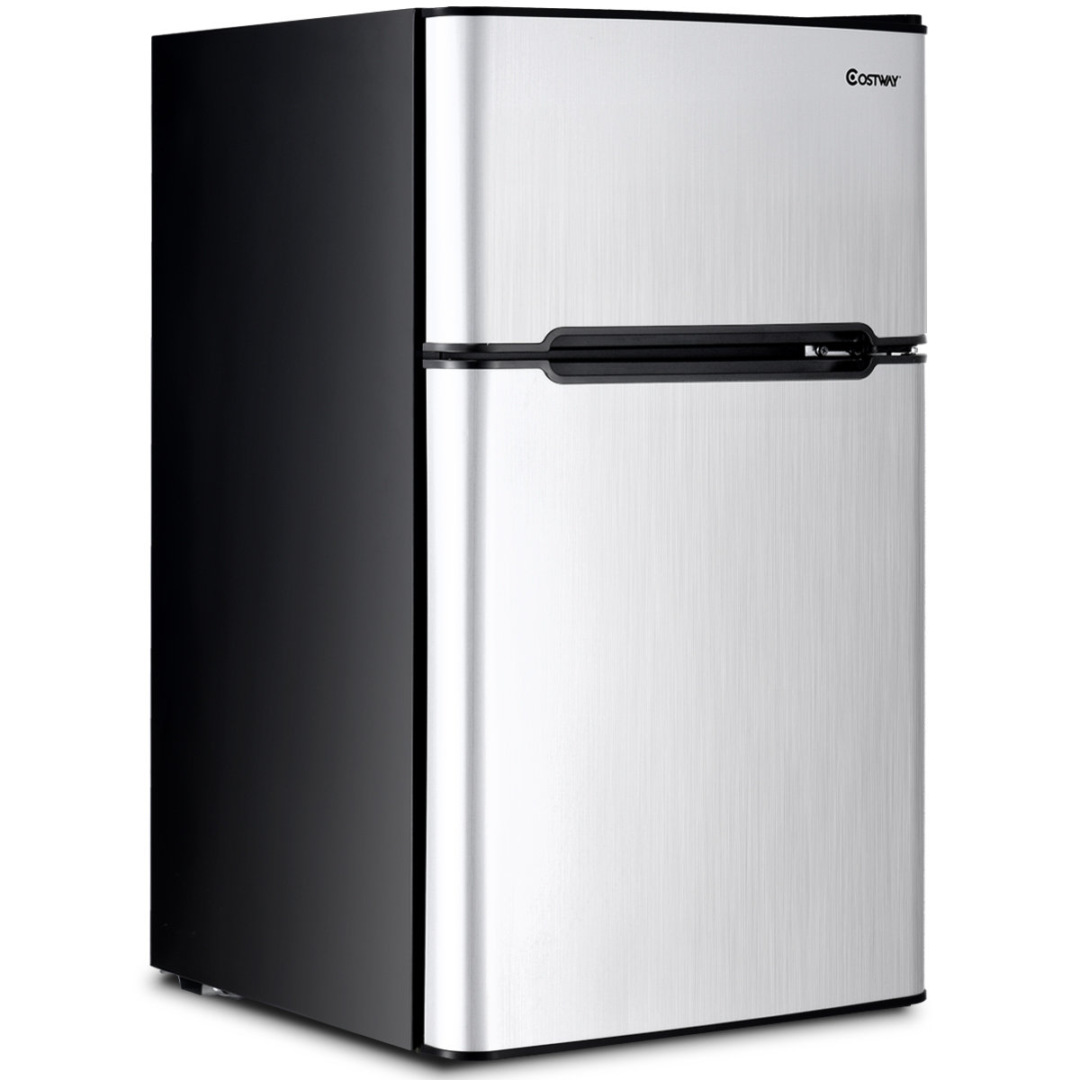 Costway 3.2 cu. ft. Freestanding Mini Fridge with Freezer & Reviews ...