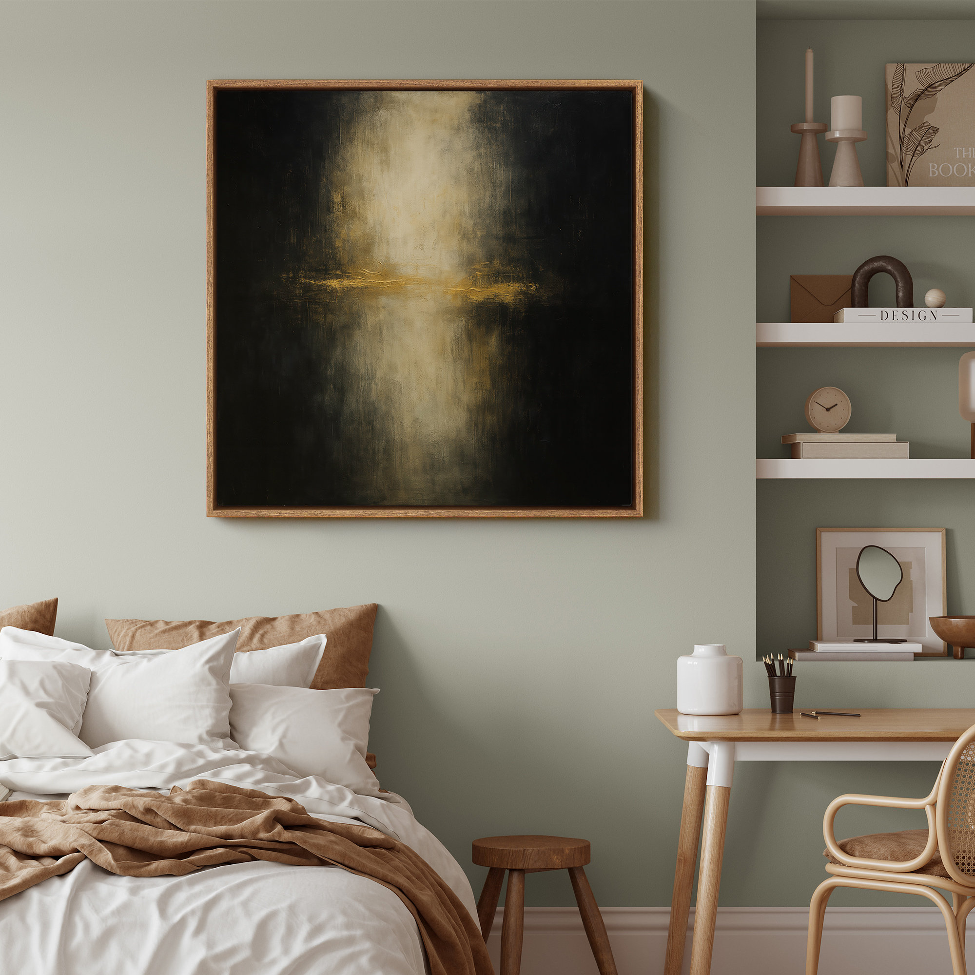 17 Stories Framed Wall Art Abstract Vintage Antique Classic for Bedroom ...
