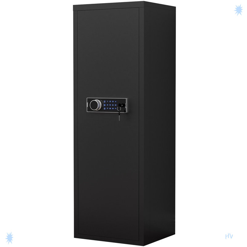 Ebern Designs Unassembled Metal Rifle Gun Security Cabinet Safe Locker ...