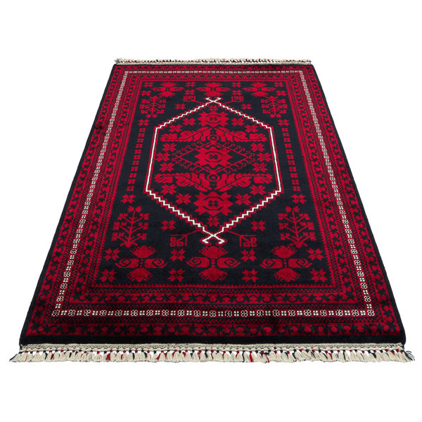 Bungalow Rose Koloman Hand Knotted Tencel Oriental Rug - Wayfair Canada