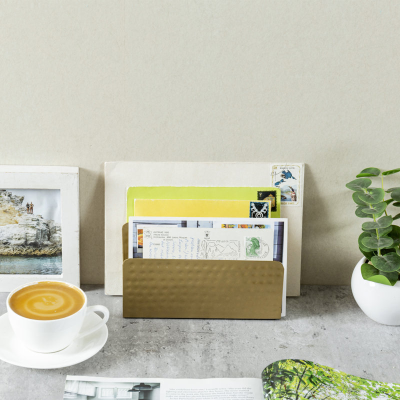 Mercer41 Kapil Office Desk Metal Mail Organizer | Wayfair