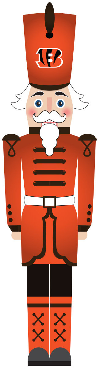 Fan Creations Cincinnati Bengals 46" Nutcracker Leaner | Wayfair