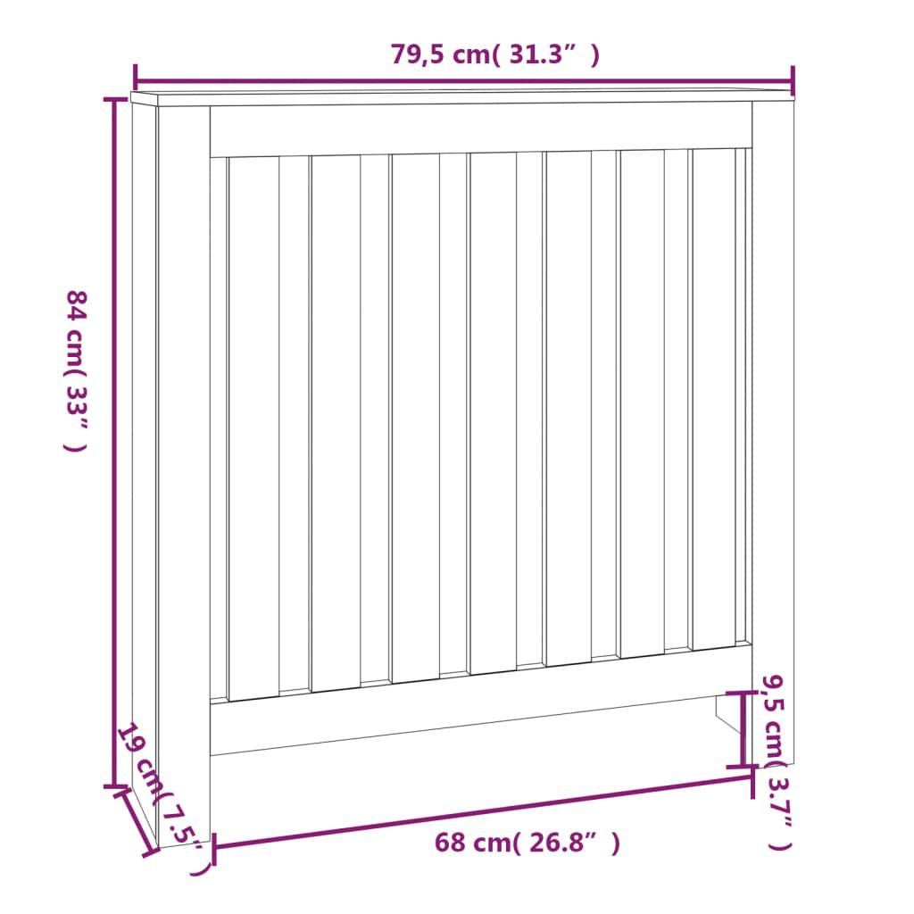 Alpen Home Bullard Free-Standing Radiator Cover | Wayfair.co.uk