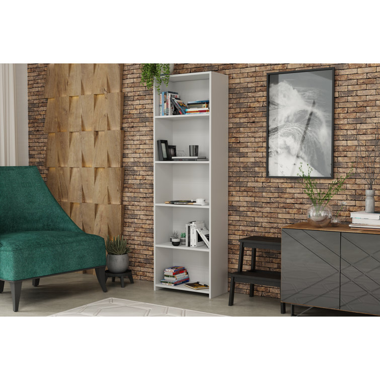 17 Stories Noely 180cm H x 60cm W Bookcase | Wayfair.co.uk