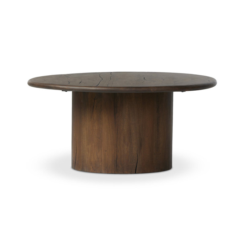 Birch Lane™ Brennan Wood Coffee Table-Small-Aged Belgium Bleach | Wayfair