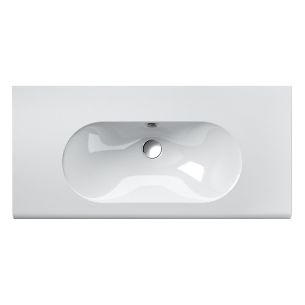 Catalano Sfera Ceramic 39" Dual Mount Bathroom Sink - Wayfair Canada