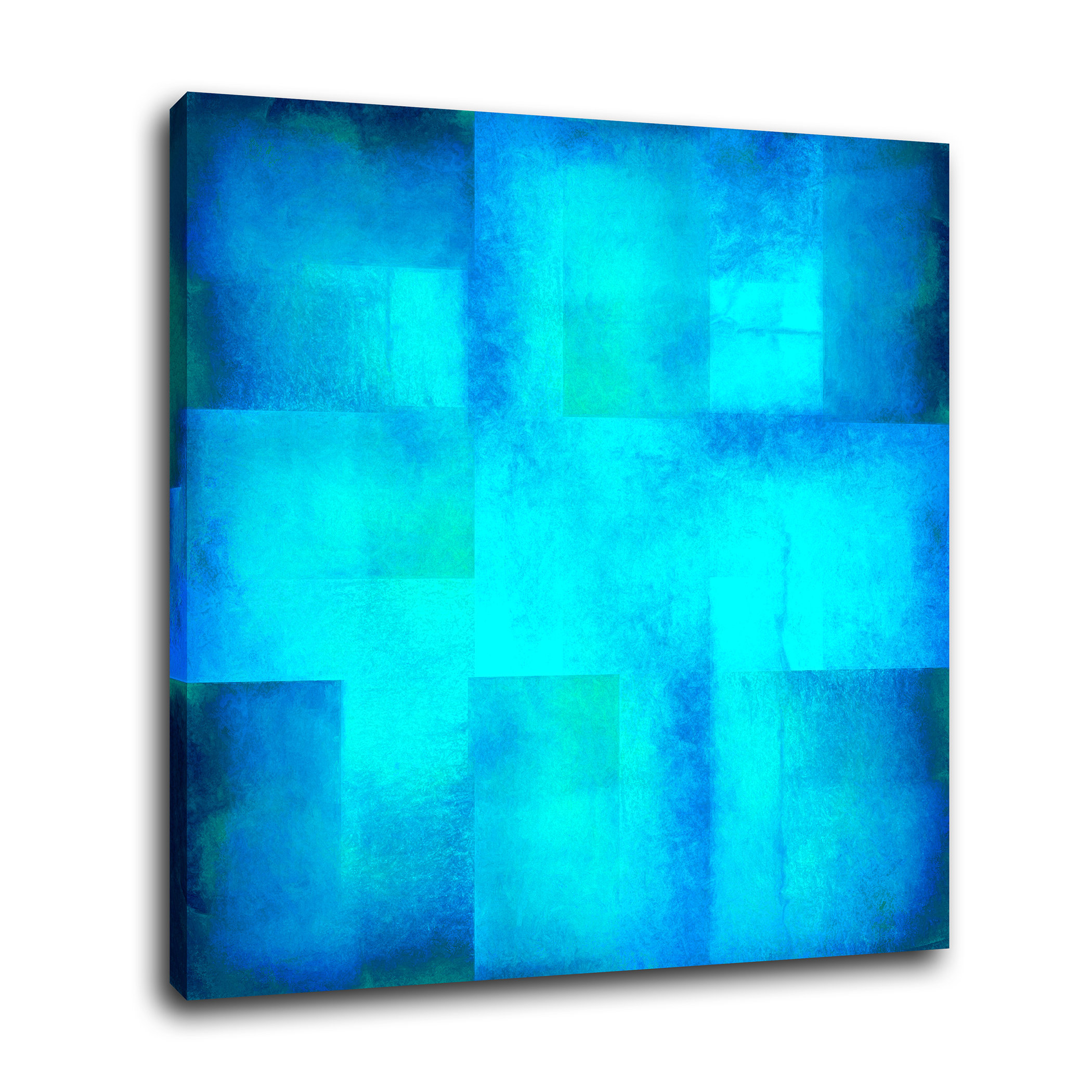 Ebern Designs 'Dream Big Abstract in Blue Contemporary Modern' Graphic ...