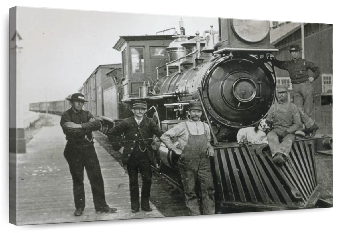 Elephant Stock Freight Train Of The Central Pacific Railway | Wayfair