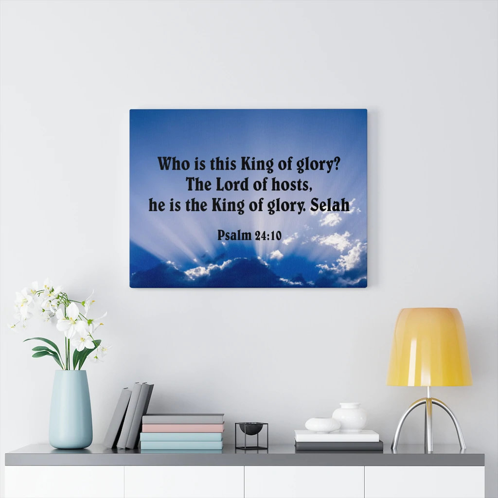 Express Your Love Gifts Scripture Canvas The Lord Of Hosts Psalm 24:10 ...