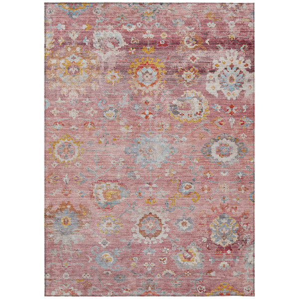 Pink Outdoor Rugs You'll Love | Wayfair