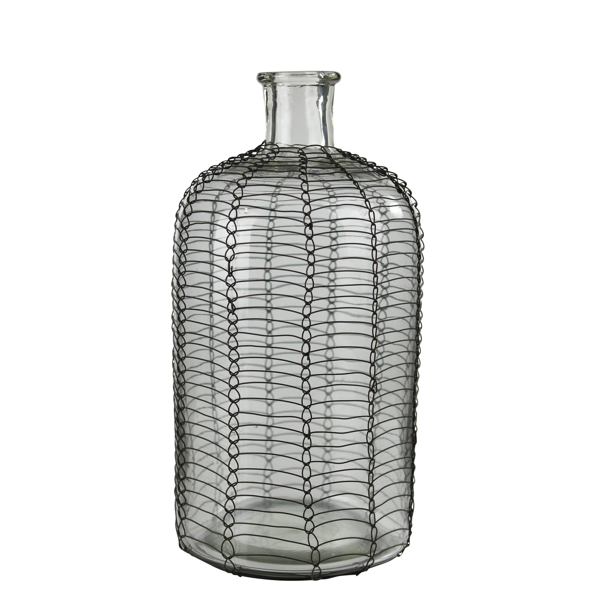 August Grove® Wire Wrapped Glass Decorative Bottle & Reviews | Wayfair