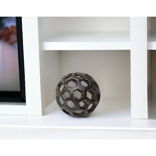 Trent Austin Design® Reeser Metal Decorative Orb Tabletop Sculpture ...