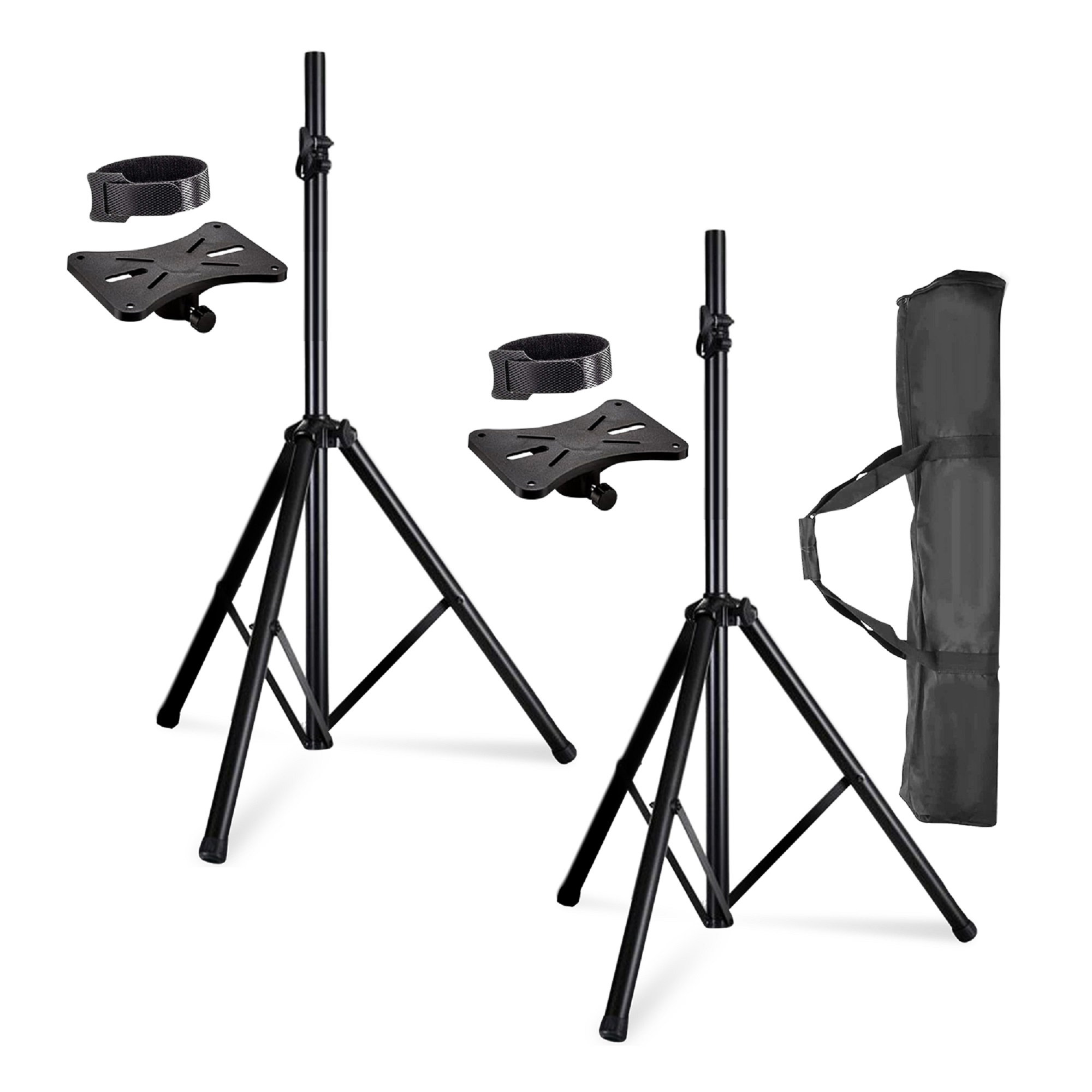 5 Core Speaker Stand Tripod Tall Adjustable Heavy Duty DJ Light Floor ...