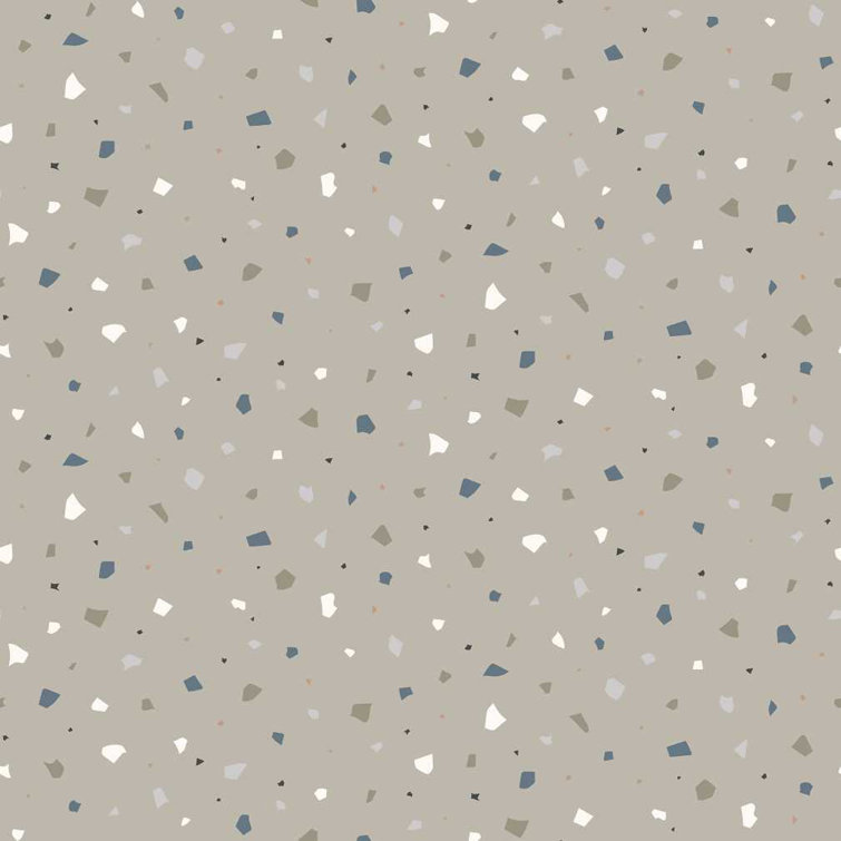 Wrought Studio Grey Granite 96" L X 24" W Peel And Stick Wallpaper ...