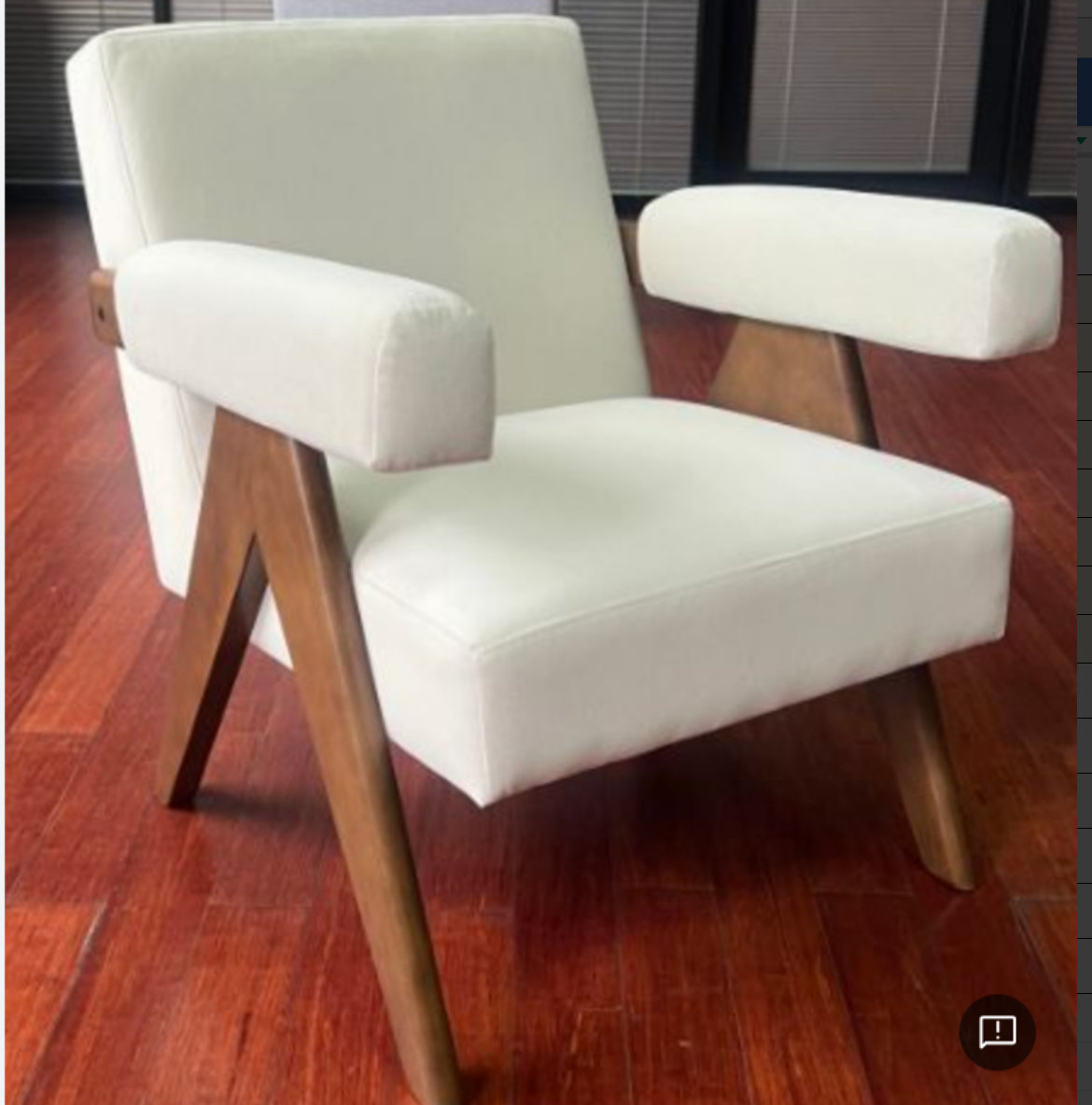 George Oliver Chaise d'appoint rembourrée Mid-Century - Wayfair Canada