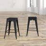 Ebern Designs Nieva Commercial Grade Backless Indoor-Outdoor Stool with ...