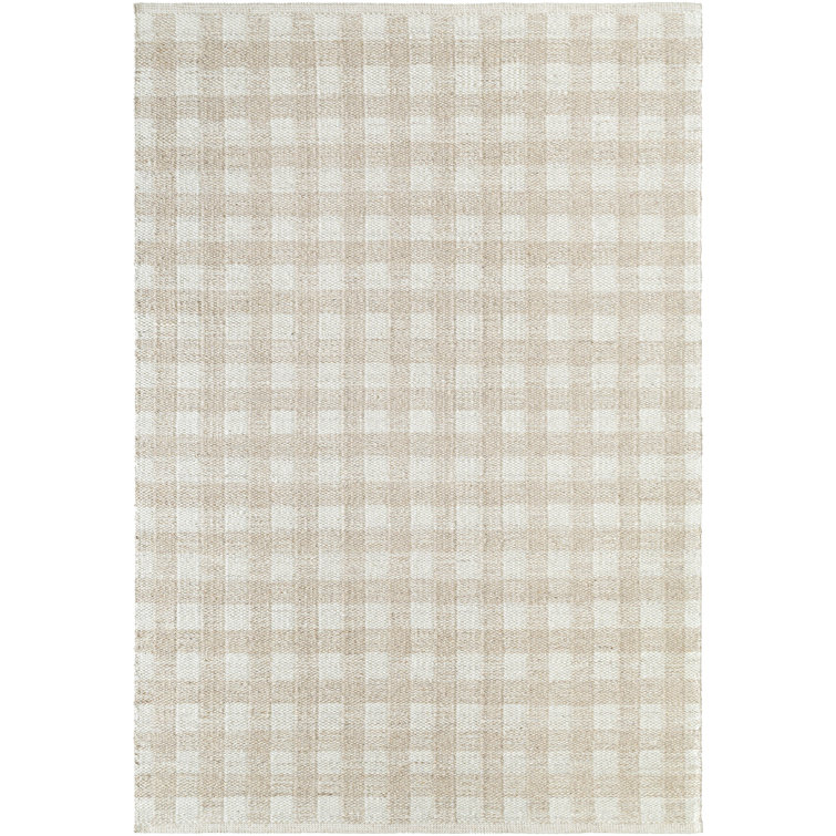 Birch Lane™ Lavande Plaid Wool Area Rug & Reviews | Wayfair