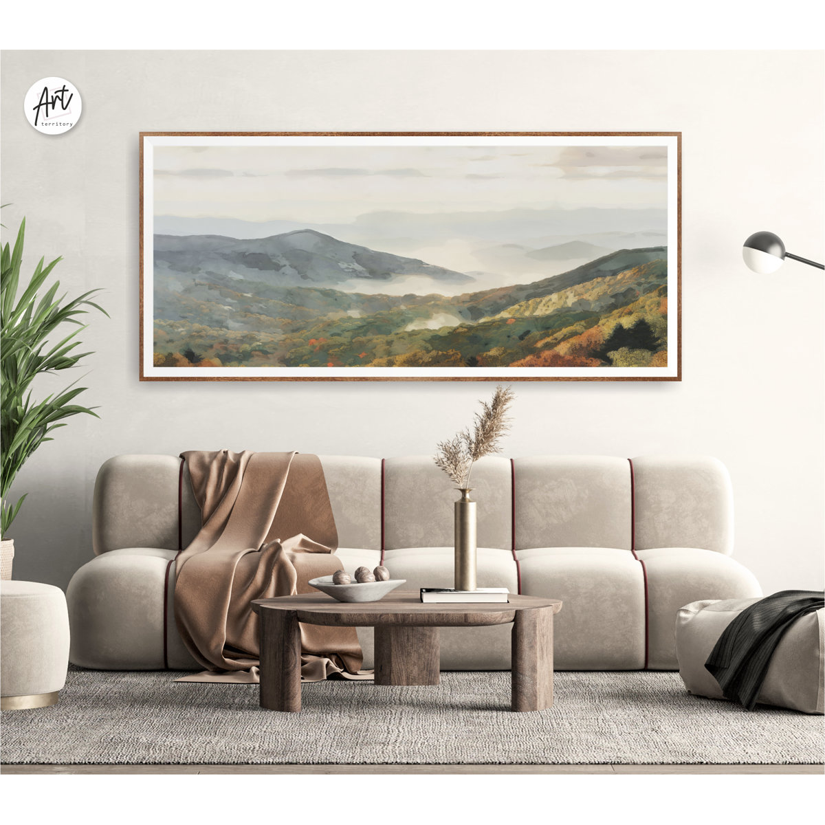 ART TERRITORY Blue Ridge Mountains National Park,Horizontal Wall Art ...