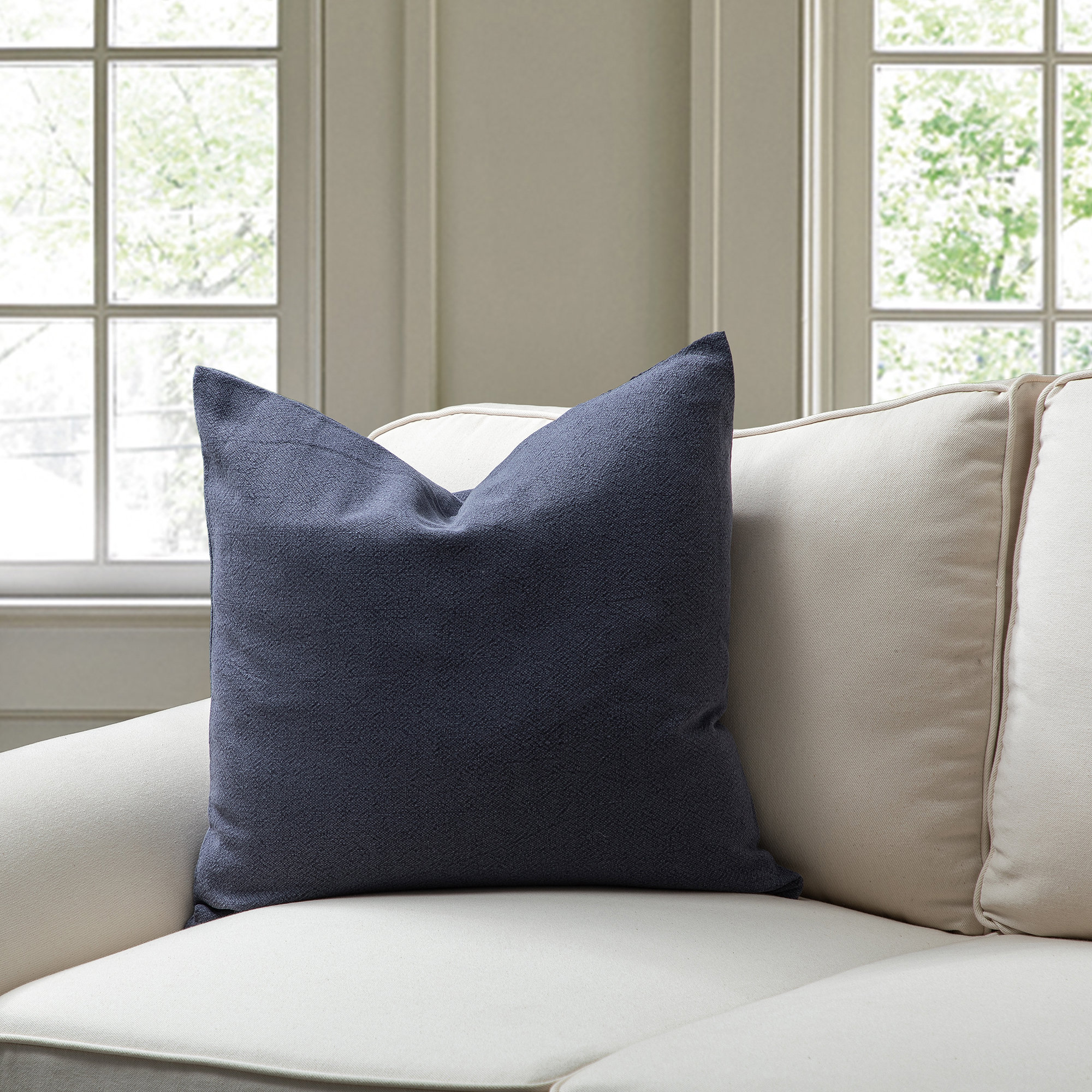 Peterborough Home SEATTLE SOLID Linen Blend Pillow | Wayfair