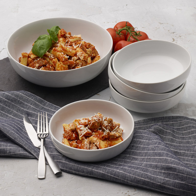 Birch Lane™ Max Porcelain Pasta Bowl Set | Wayfair