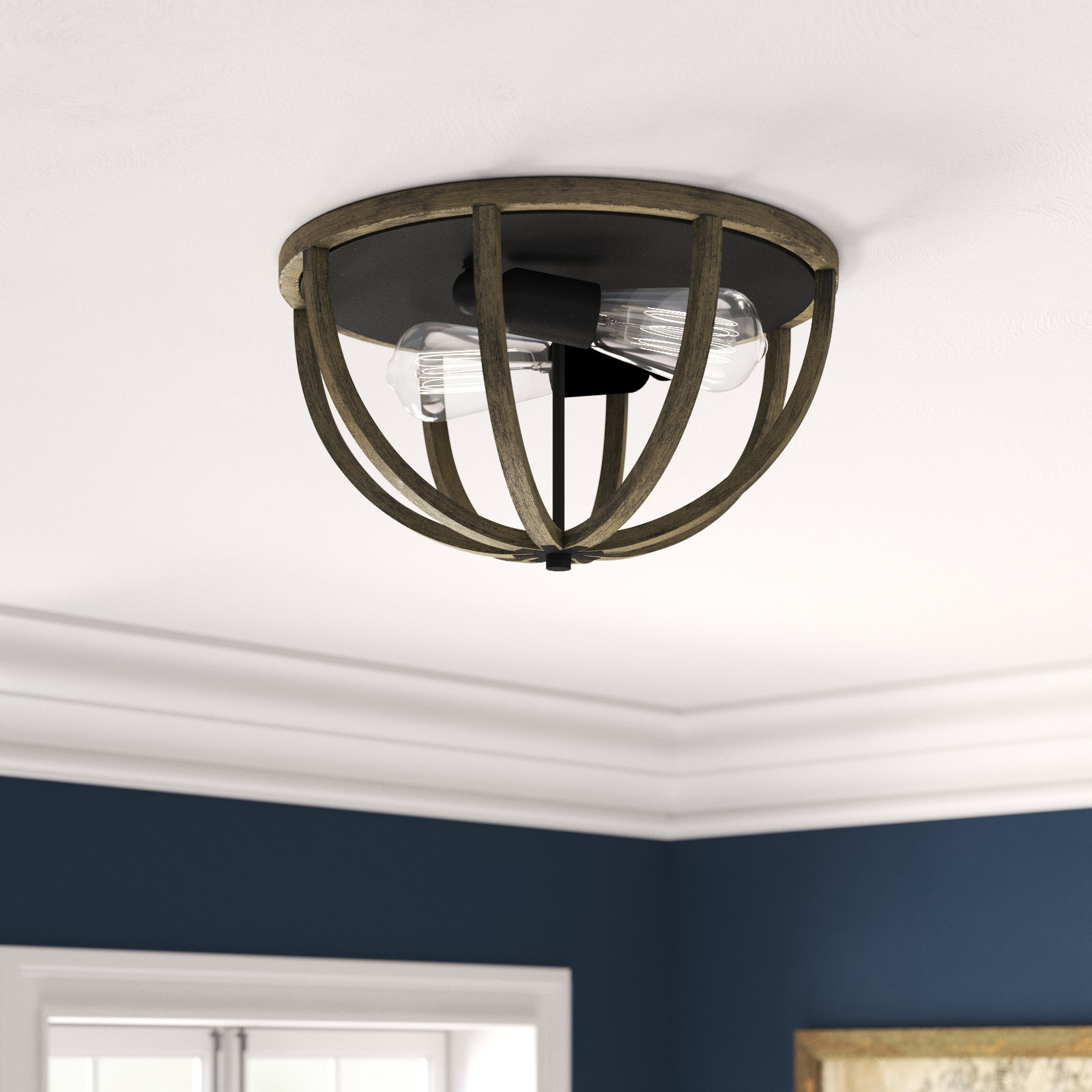 Birch Lane™ Maxwell 2 Light Flush Mount & Reviews | Wayfair