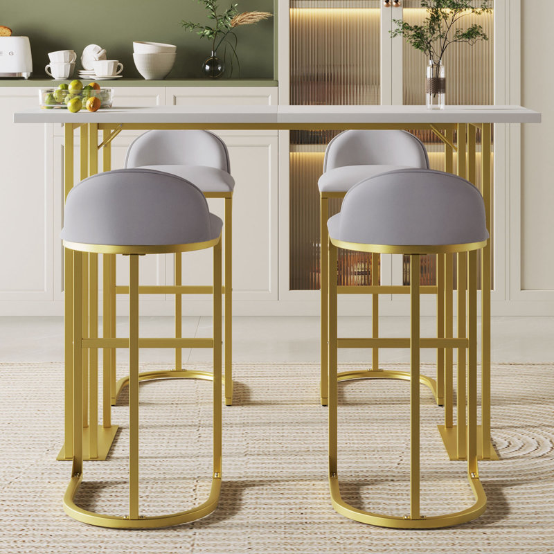 Mercer41 Larya Rectangular 62.9'' L x 15.7'' W Dining Set | Wayfair