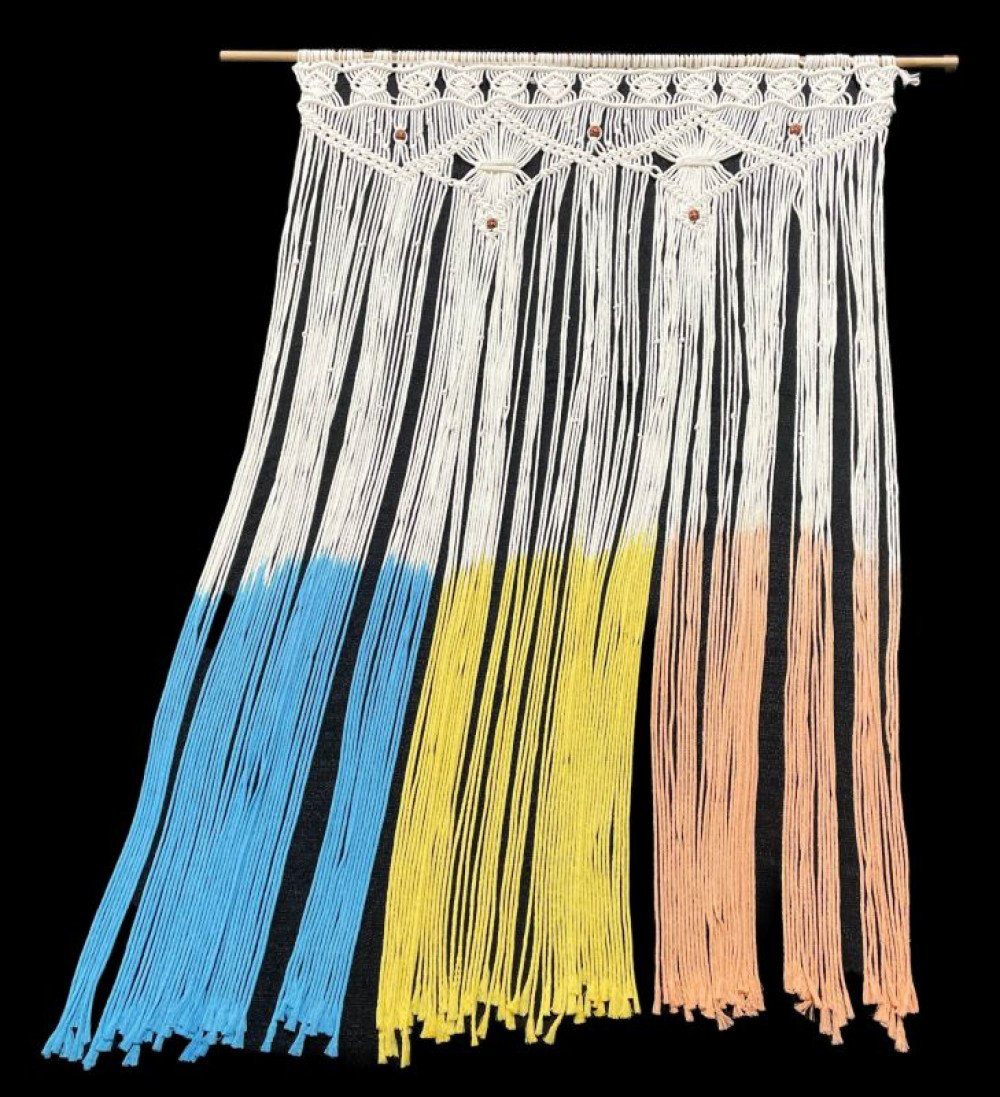 Dakota Fields Multi Color Stringed Macrame Wall Decor | Wayfair