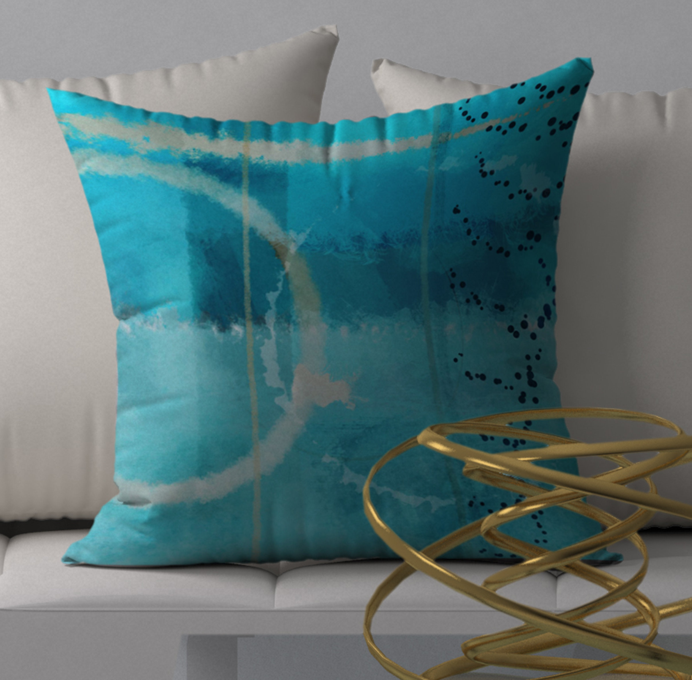 LeRoi Products Drool Treat Modern Contemporary Decorative Throw Pillow ...