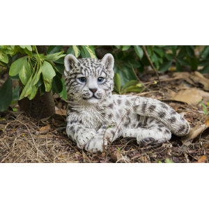 Hi-Line Gift Ltd. Snow Leopard Cub Statue & Reviews | Wayfair