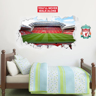 Themed Liverpool FC Crest + LFC Wall Sticker Set | Wayfair.co.uk