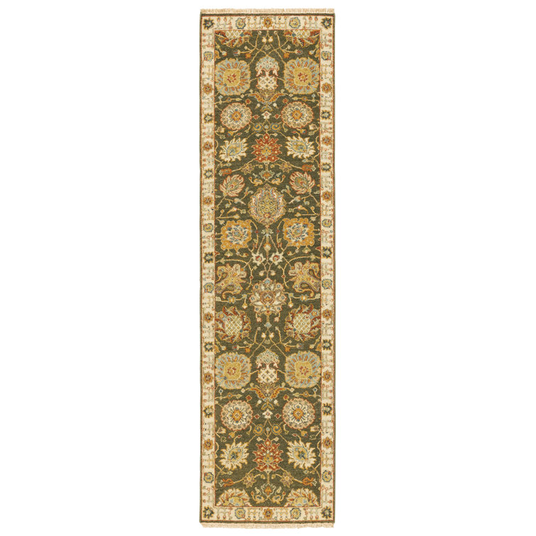 Tommy Bahama Home Angora Oriental Handwoven Wool Brown/Ivory Area Rug ...
