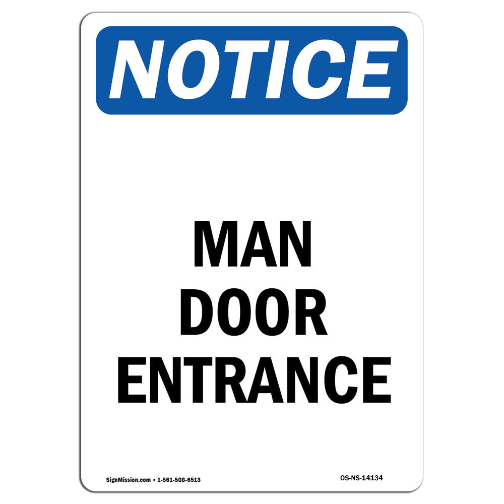 SignMission Man Door Entrance Sign | Wayfair