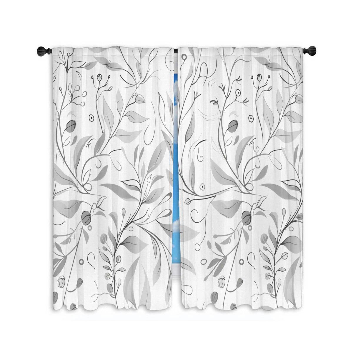 Wildon Home® Devrie Polyester Sheer Curtain Pair | Wayfair