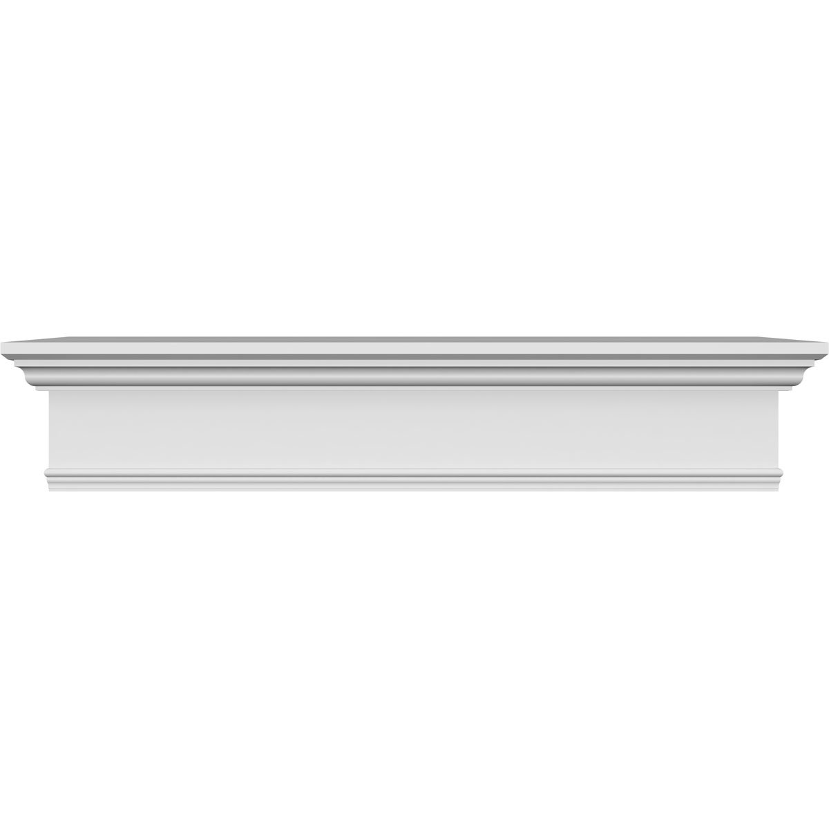 Ekena Millwork Traditional Crosshead with Trim | Wayfair